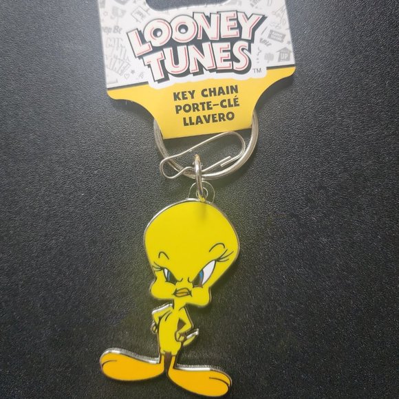 Warner Bros. | Accessories | Vintage Tweety Bird Metal Keychain | Poshmark